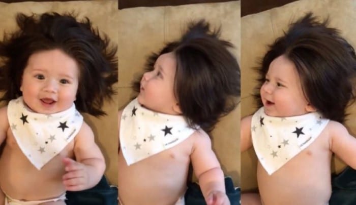 Bebê mais cabeludo do mundo